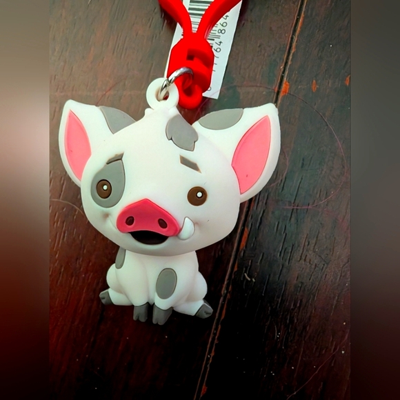 Disney | Accessories | New Disney Moana Pua Pug Keychain | Poshmark